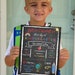 Editable First Day of School Sign, Chalkboard Back to School Sign ...