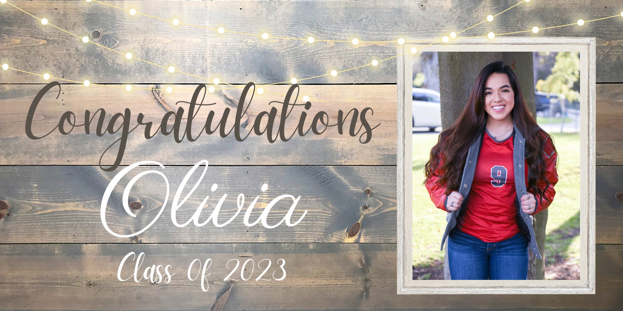 Editable Photo Custom Graduation Vinyl Banner Template | Graduation ...