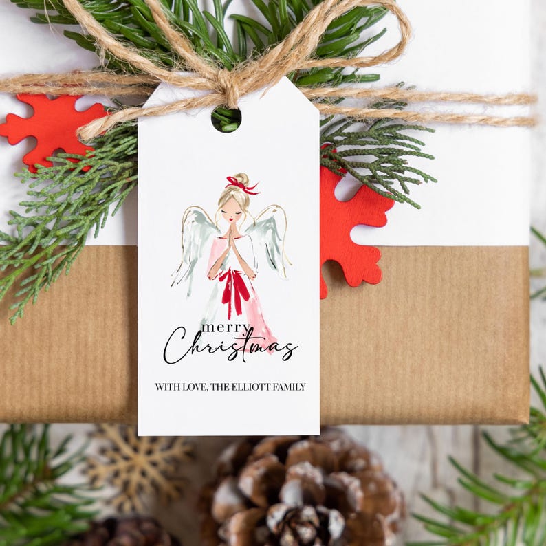 Editable Christmas Gift Tags Template | Printable Holiday Tags | DIY ...