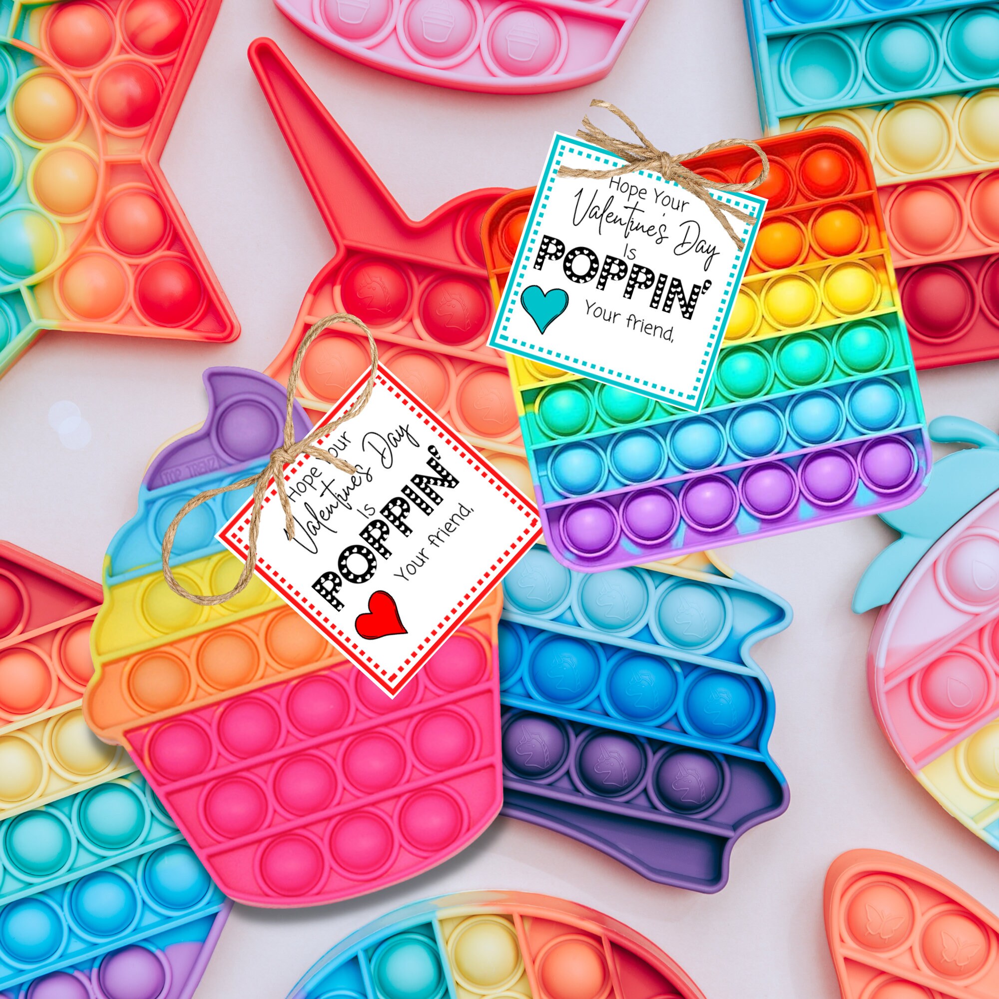 Hope Your Valentine’s Day is Poppin’ | Digital PDF Printable Valentine ...