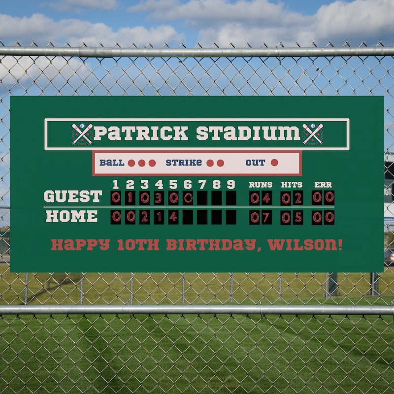 Baseball Scoreboard - Etsy