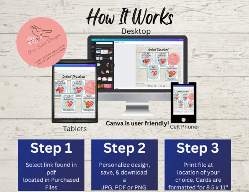 Instant Download Ballerina Printable Valentine's Day Cards Editable ...