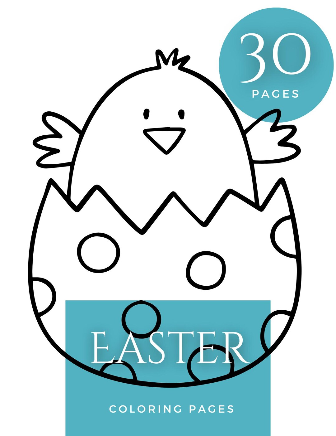 Printable Easter Coloring Pages, DIY Craft for Kids, Classroom Supplies ...