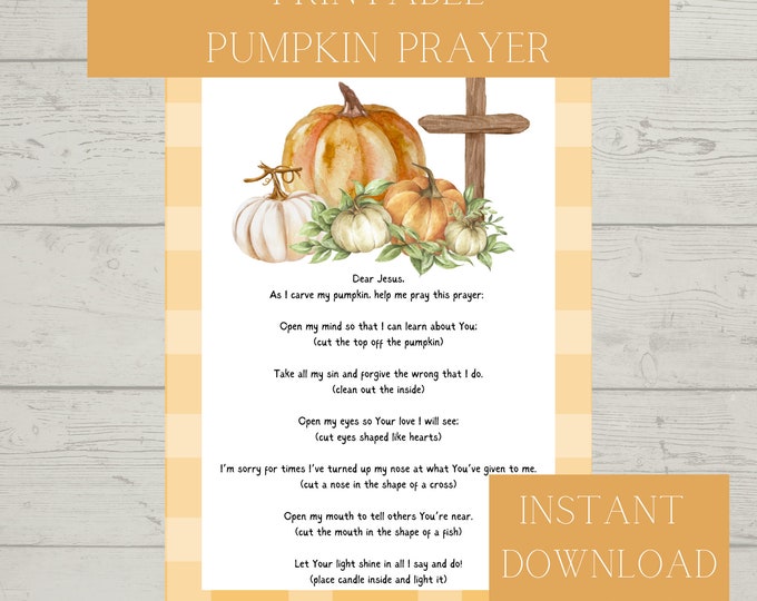The Pumpkin of Faith Coloring Wheel, Pumpkin Prayer for Halloween ...