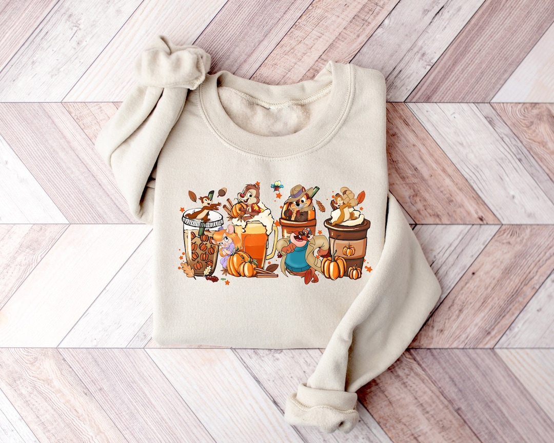 Vintage Halloween Chip Dale Coffee Shirt, Chip and Dale Halloween Shirt ...