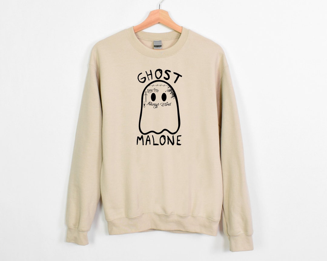 Ghost Malone Sweatshirt,halloween Shirts,spooky Halloween Tee,funny ...
