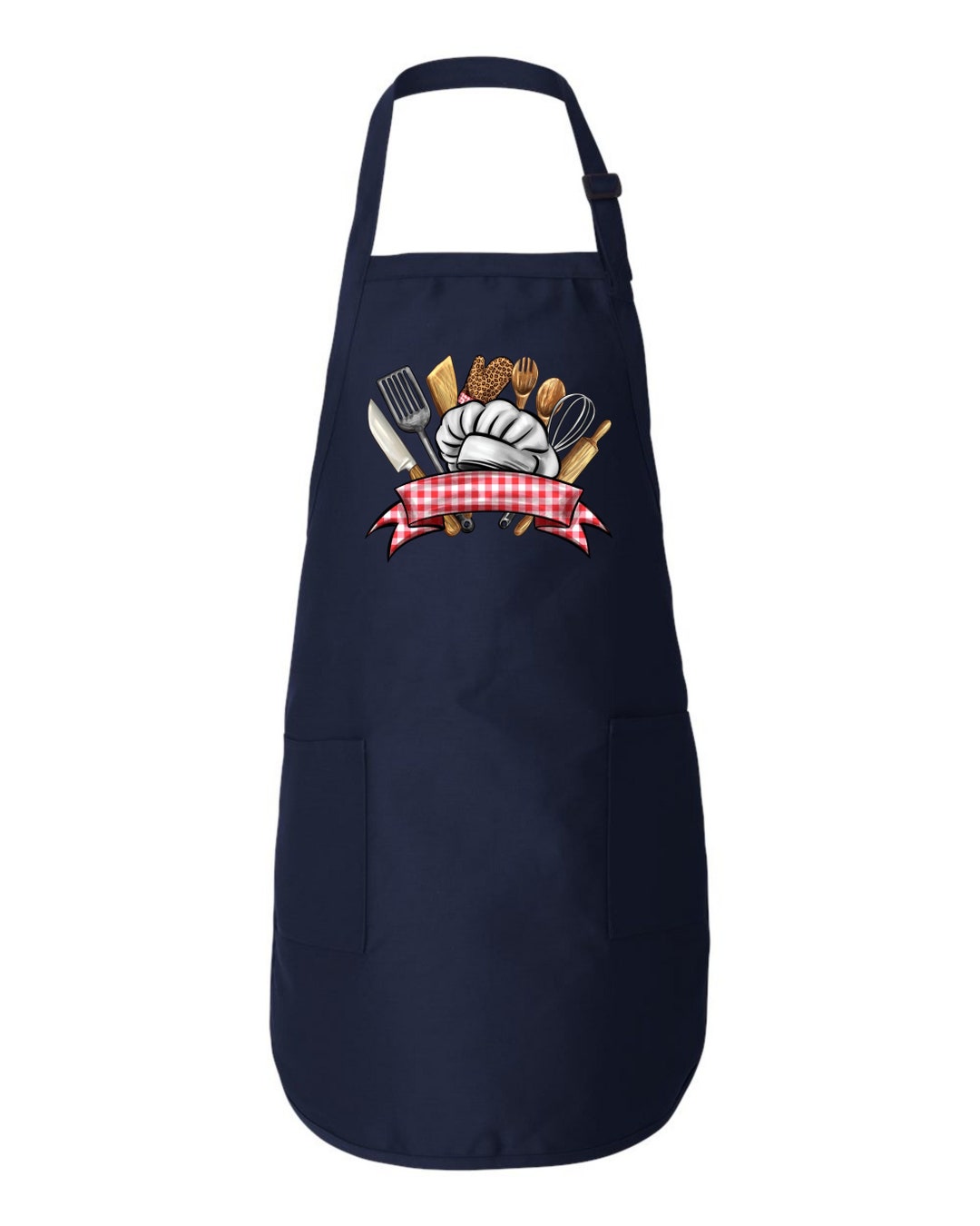 Chef's Hat Kitchen Tools Apron, Chef Aprons, Gift Apron, Chef's Cap ...
