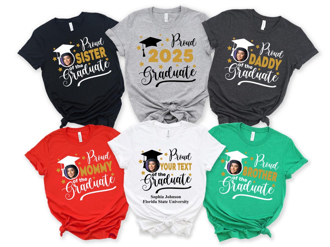 Custom Proud Graduation Shirt,custom Family Graduation Tee,add the ...