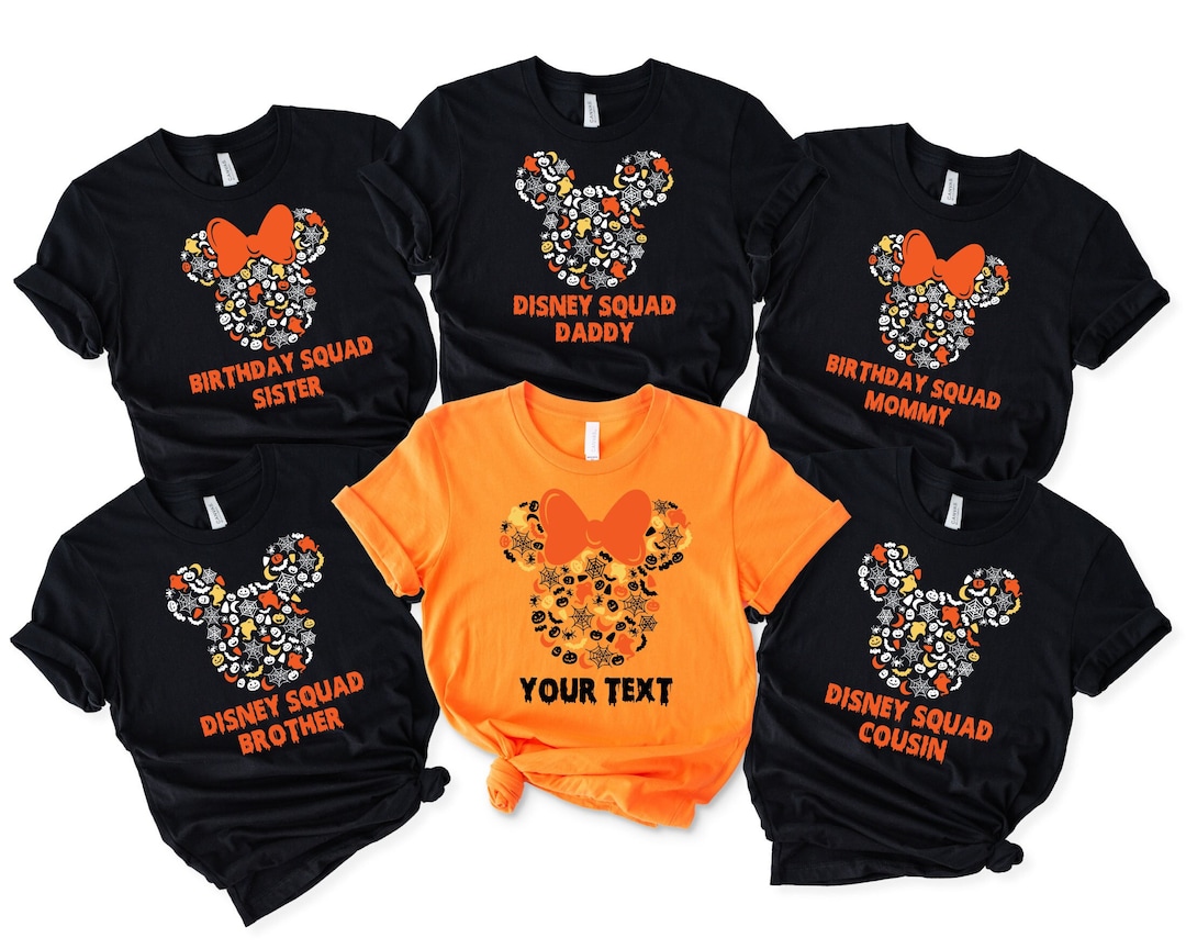 Personalized Disney Halloween Family Shirt, Custom Disney Family Shirt ...