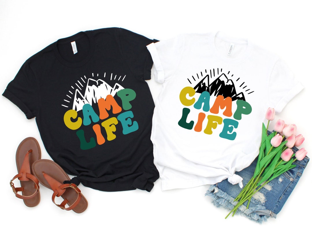 Camping Life Shirts, Camper T-shirt, Camping Shirt, Happy Camper Shirt ...