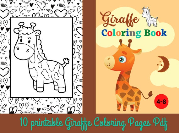 Animal Coloring Pages Giraffe