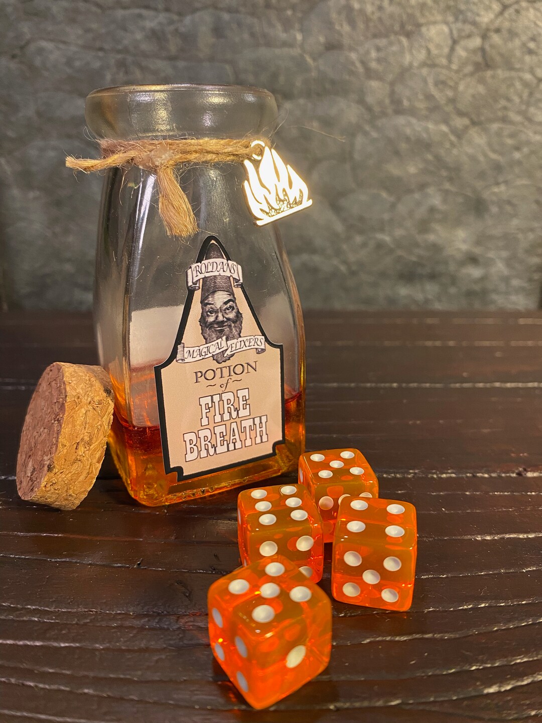 Potion of Fire Breath Roldan's Magical Elixers D&D Resin Dice Potion - Etsy