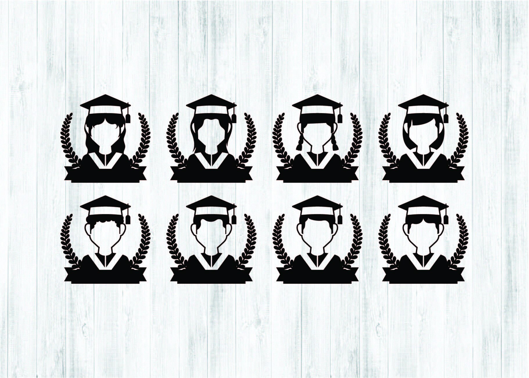 Día de graduación Paquete SVG PNG Estudiantes de graduación - Etsy México
