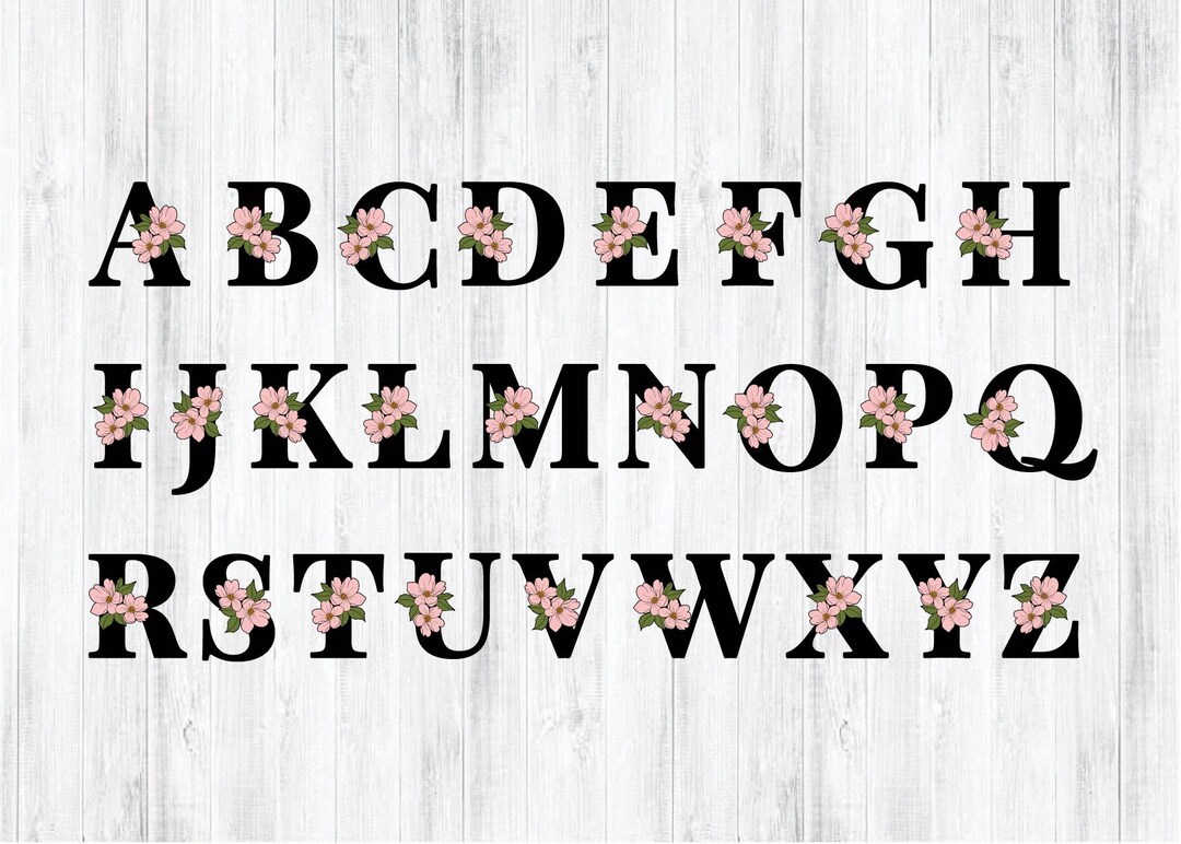Alphabet Bundle Svg Alphabet Svg File Letters File Cut - Etsy