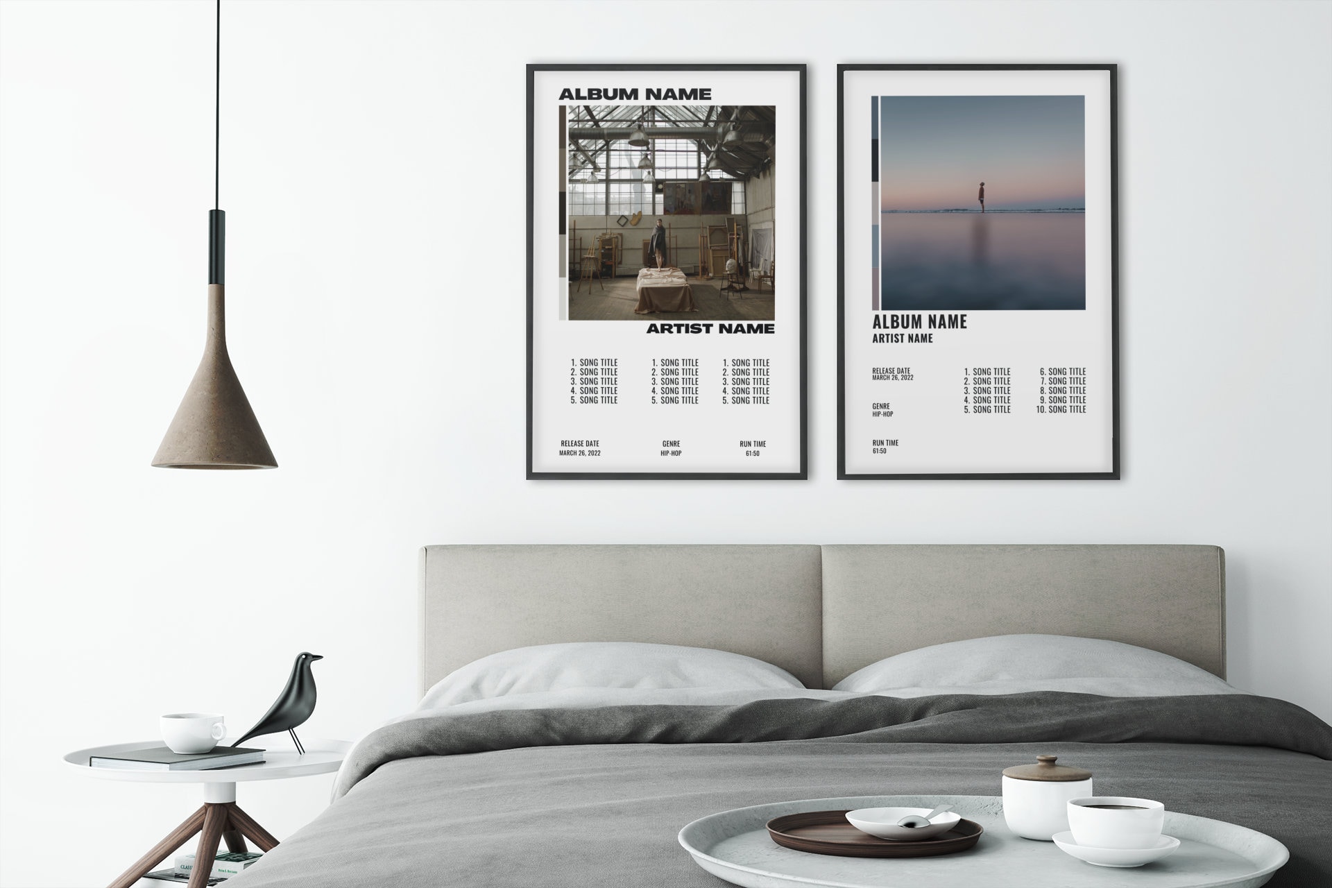 Custom Music Album Poster Set of 3, Choose Your Own Album Poster ...