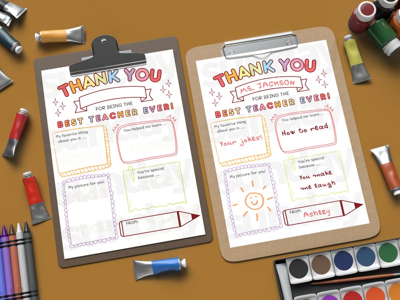 Teacher Appreciation Printable Teacher Appreciation Week Gift Thank You ...