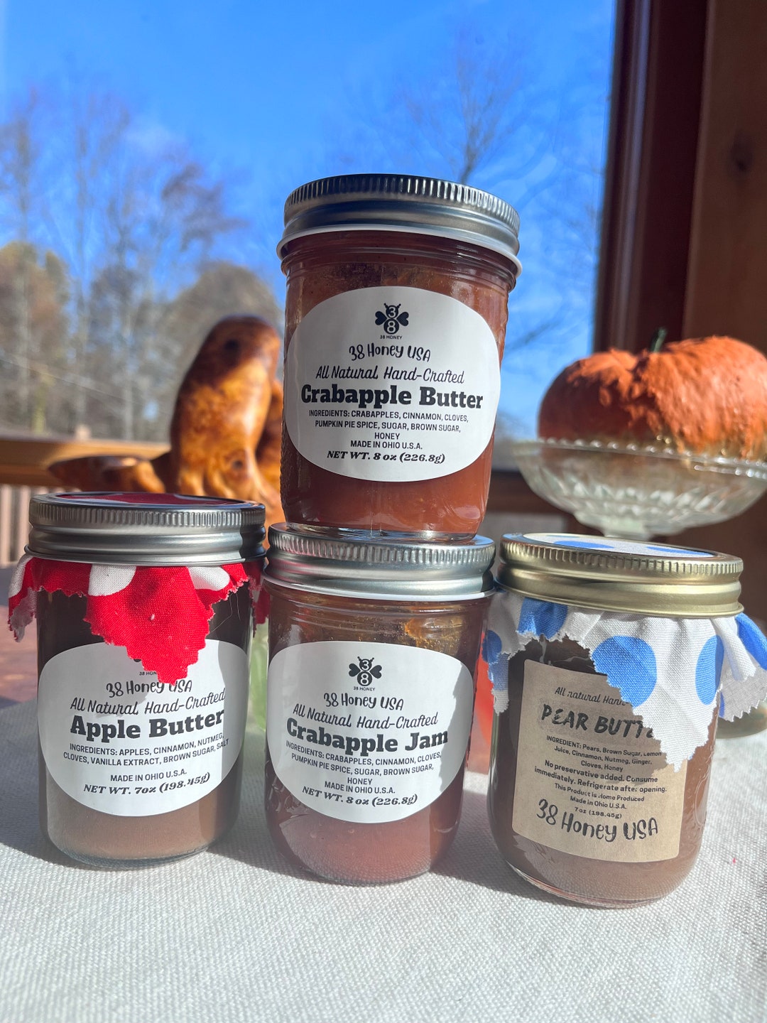 Apple Butter/pear Butter/ Fruit Butter/ Hand-crafted/all Natural - Etsy