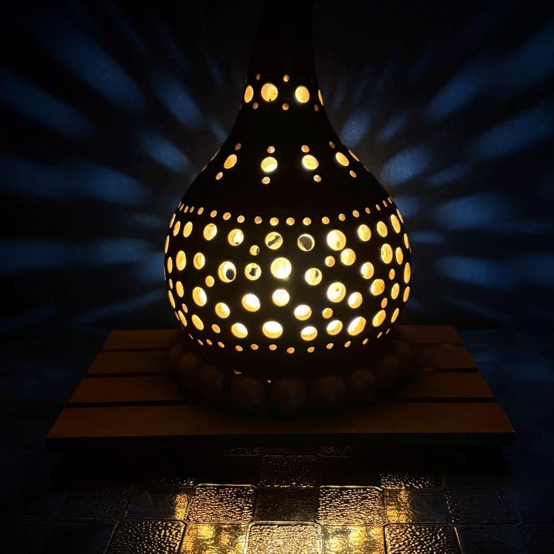 Gourd Lamp - Etsy