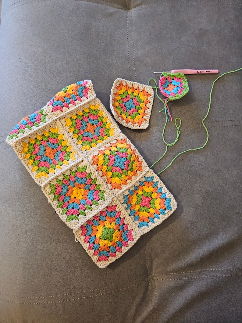 Basic Granny Square Pattern - Etsy