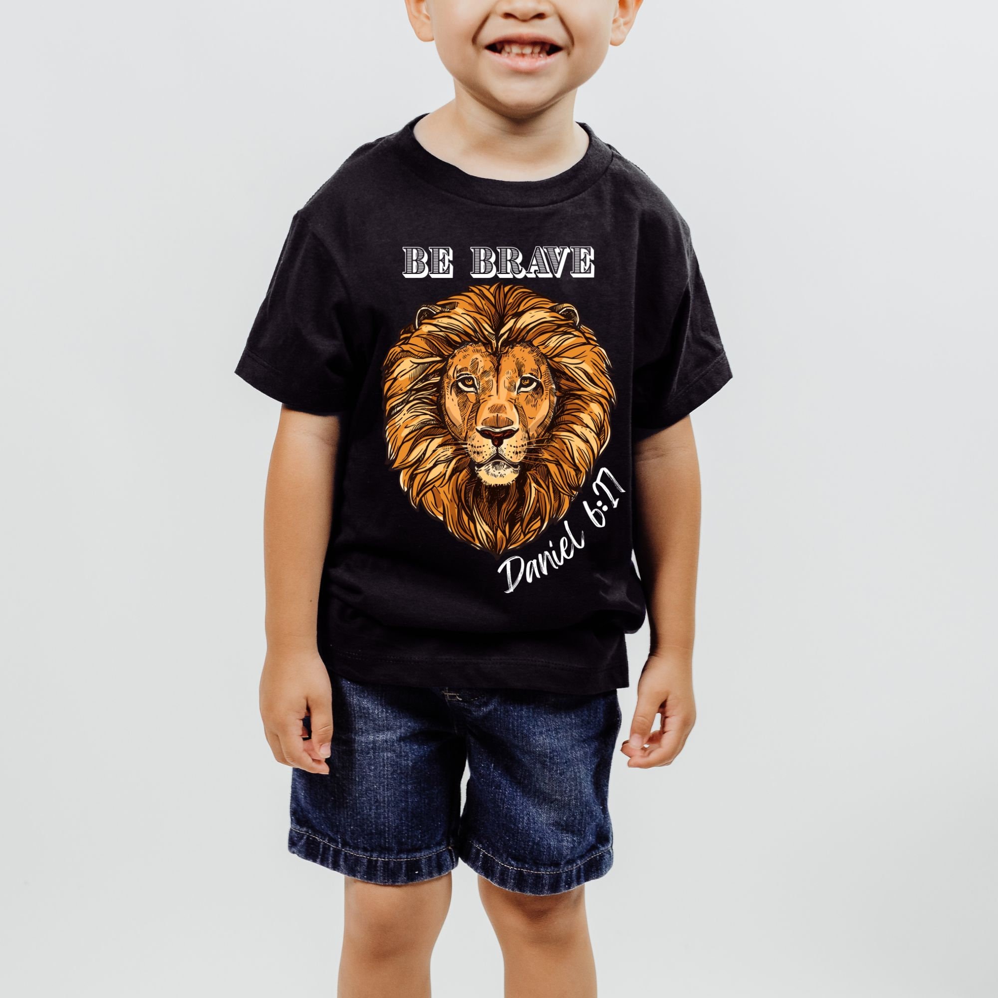 Be Brave Boys Graphic Tee Christian T-shirt Christian - Etsy