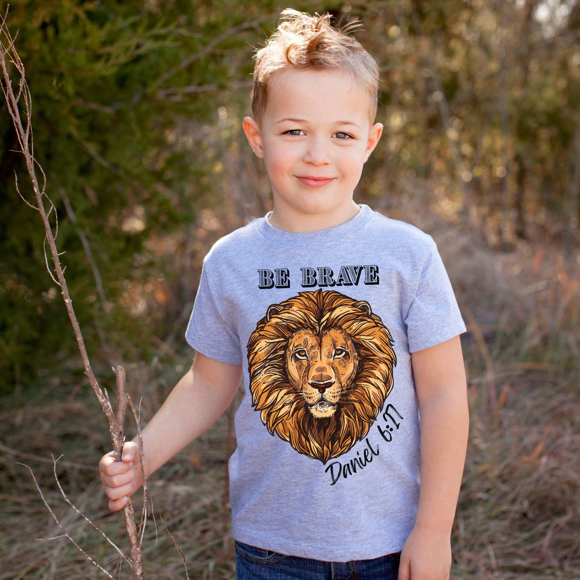Be Brave Boys Graphic Tee Christian T-shirt Christian - Etsy