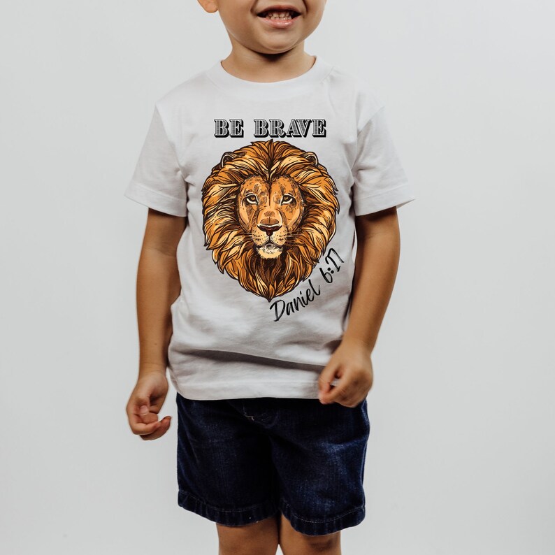 Be Brave Boys Graphic Tee, Christian T-shirt, Christian Shirts, Boys ...