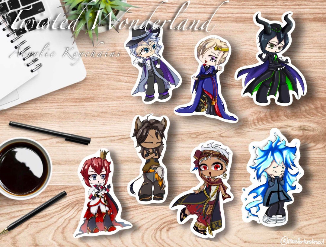 Twisted Wonderland Housewardens Acrylic Keychains - Etsy