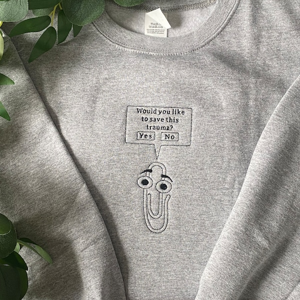 Microsoft Clippy Sweater - Etsy