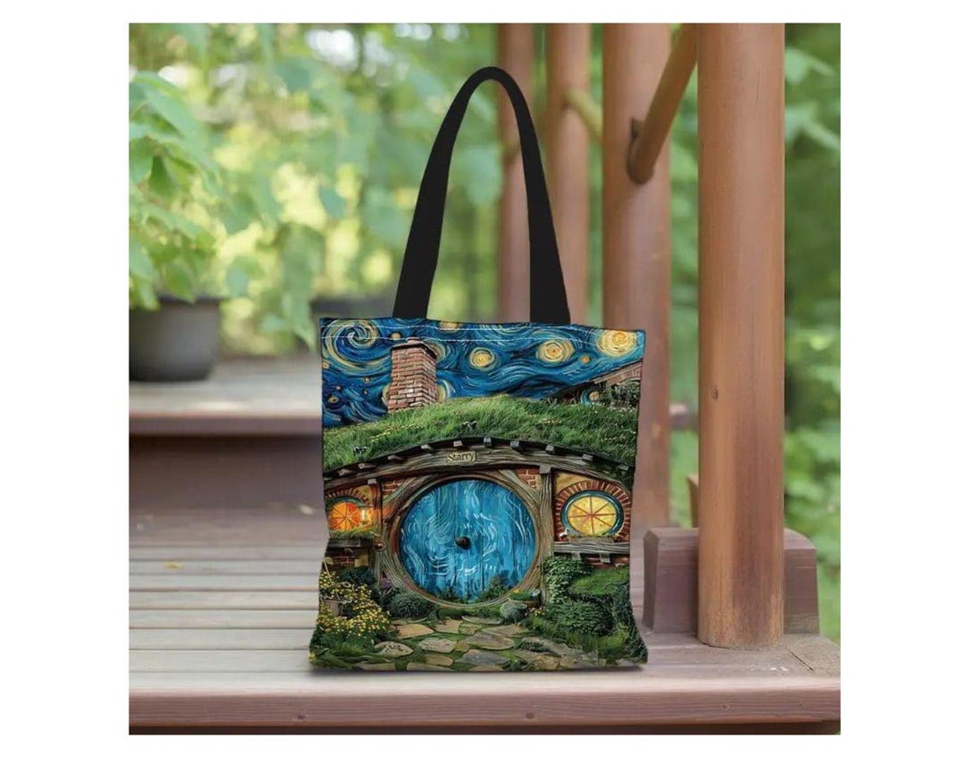 Bag End Hobbit Hole Totes 4 Designs - Etsy
