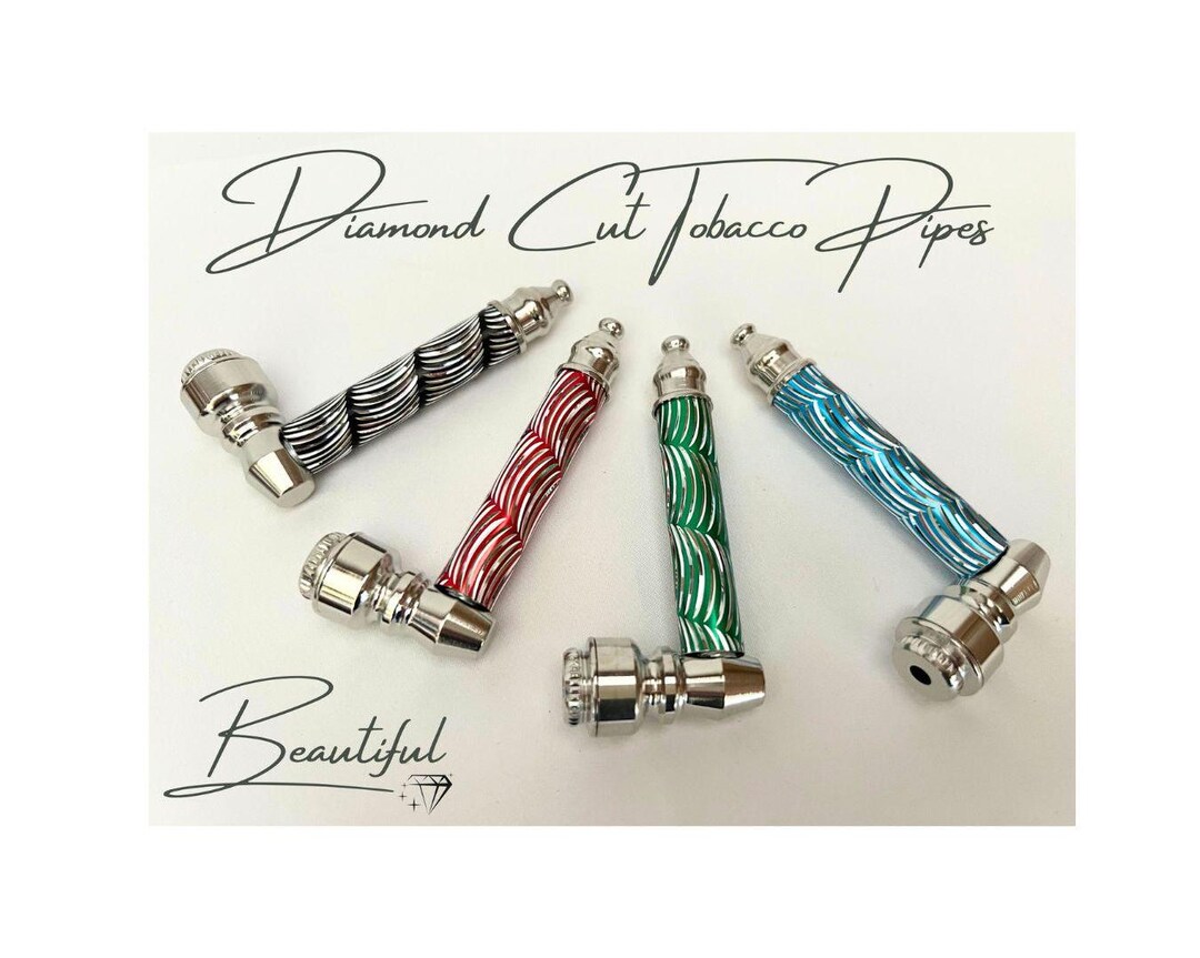 Diamond Cut Metal Hand Pipe | 2.75" - Etsy