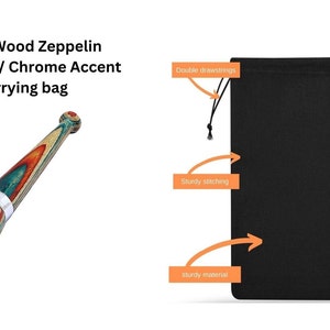 Rainbow Wood Zeppelin One Hitter W/ Chrome Accent - Etsy