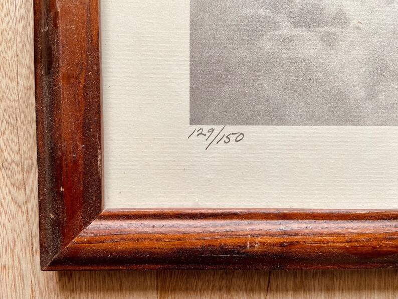 Vintage Illustrated Fighter Jet Lithograph by David Lee Sample Numbered ...