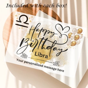 Libra Zodiac Birthday Gift Box Personalized Libra Gift Box Astrology ...