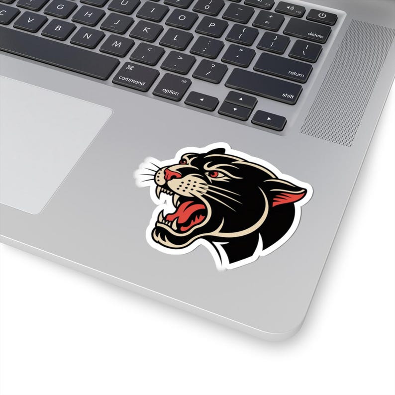 Panther Sticker, Neo-traditional Tattoo Panther Sticker, Boho Panther ...