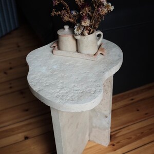 Natural Stone, Travertine, Italian Design 20 X 30 X 43 Cm, Coffee Table ...