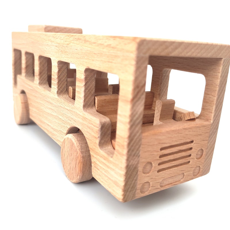 Wooden Bus - Etsy