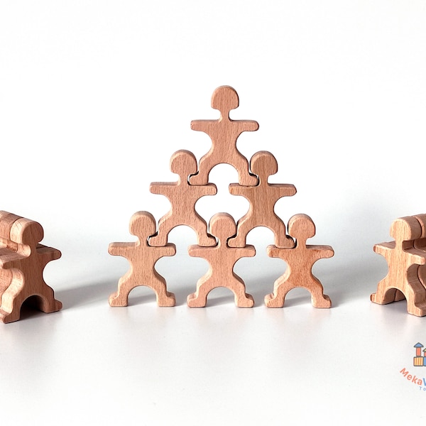 Wooden Acrobat Toy - Etsy