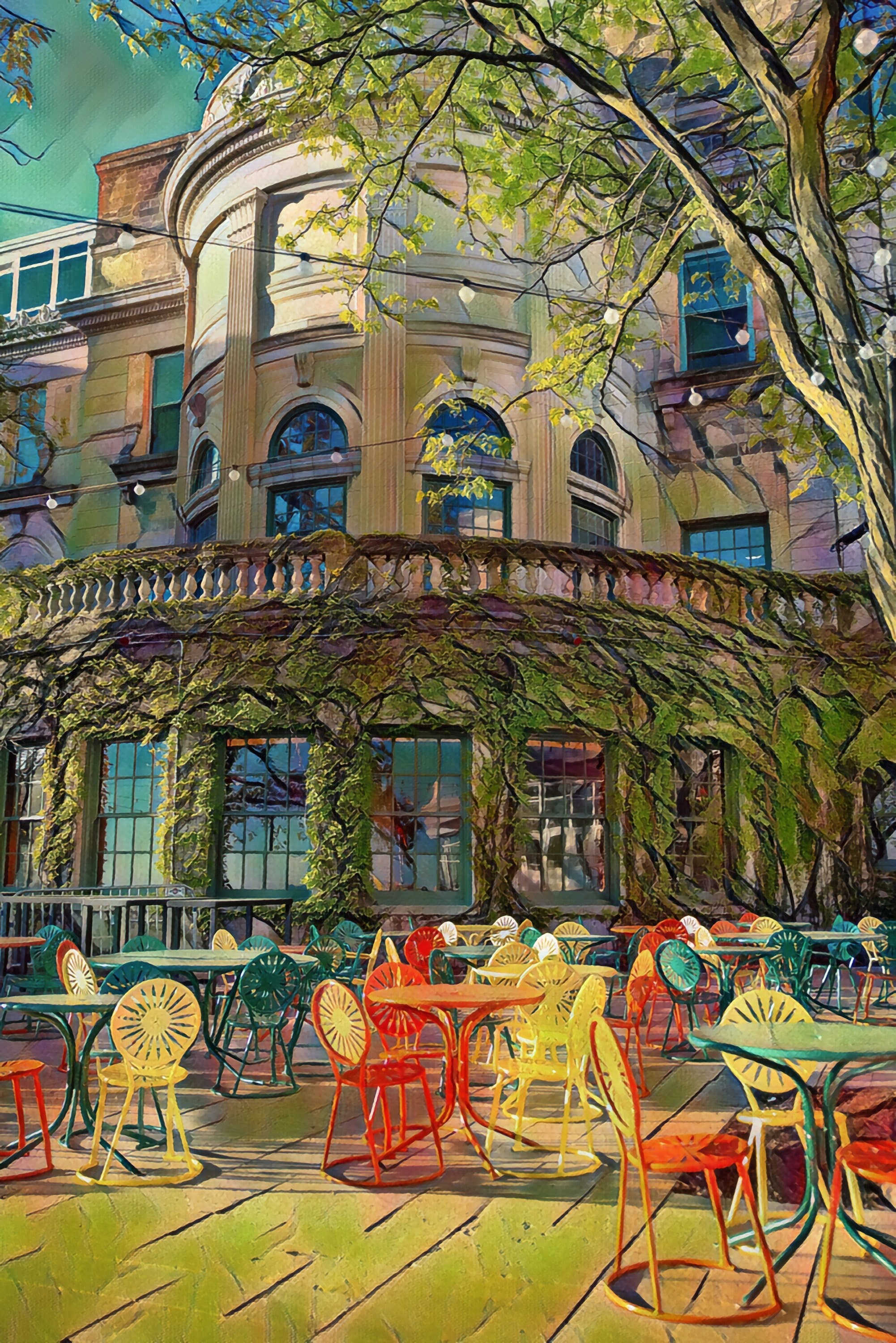 Artistic Print of UW Madison Union Terrace Patio Limited Edition Print ...