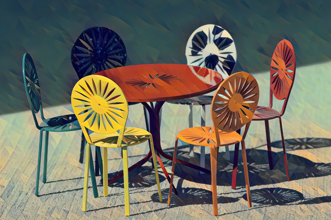 Artistic Print of UW Madison Union Terrace Patio Chairs Limited Edition ...