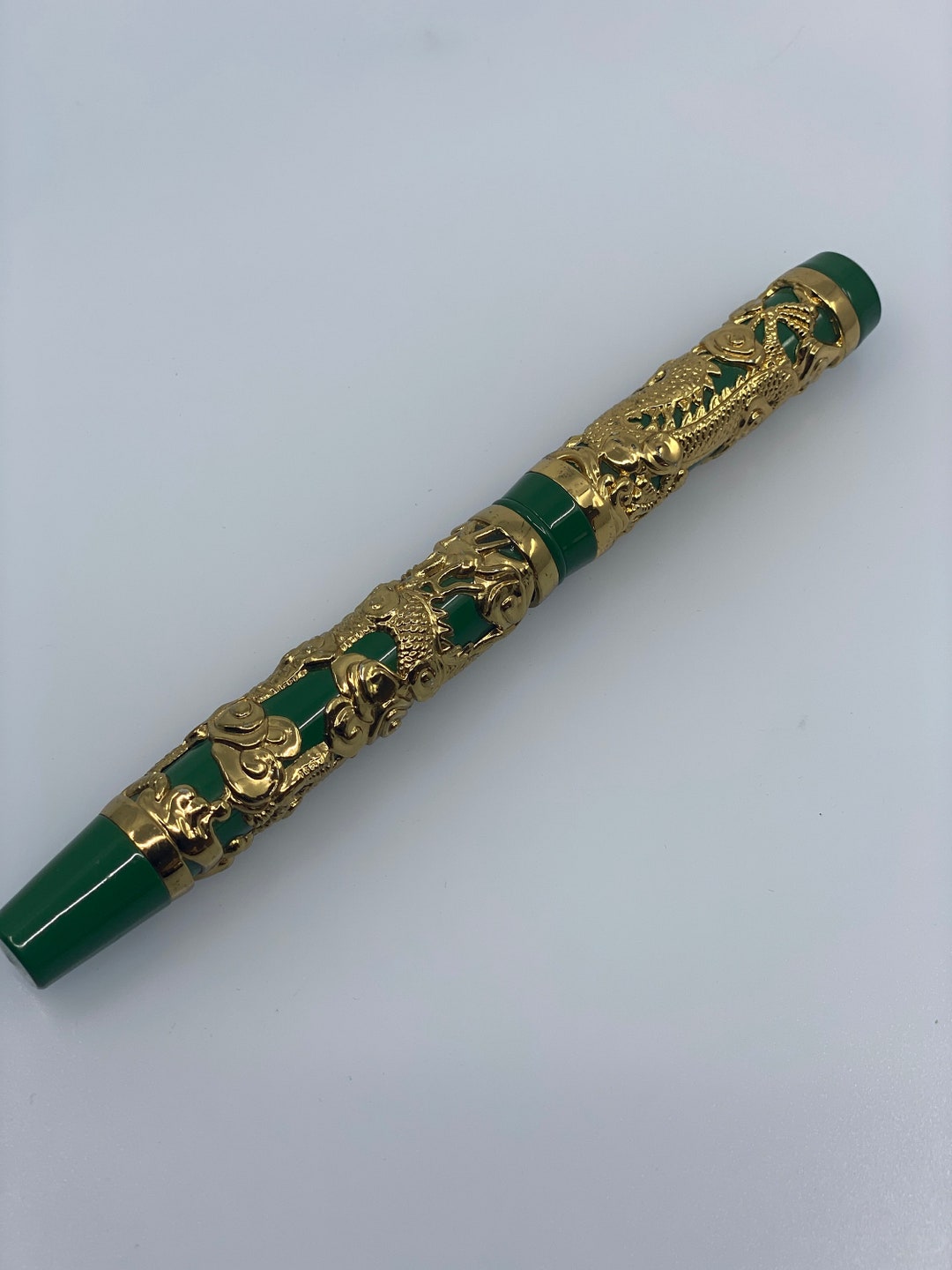 Vintage Laban Fountain Pen: Asian Ornaments and Iridium Nib, 17 Cm - Etsy