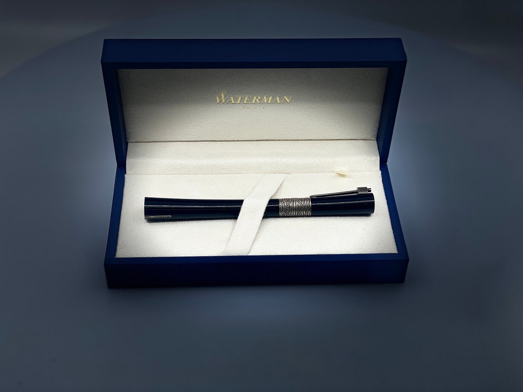 Waterman Sérénité Exclusive Fountain Pen Black and Silver RESERVED FOR ...