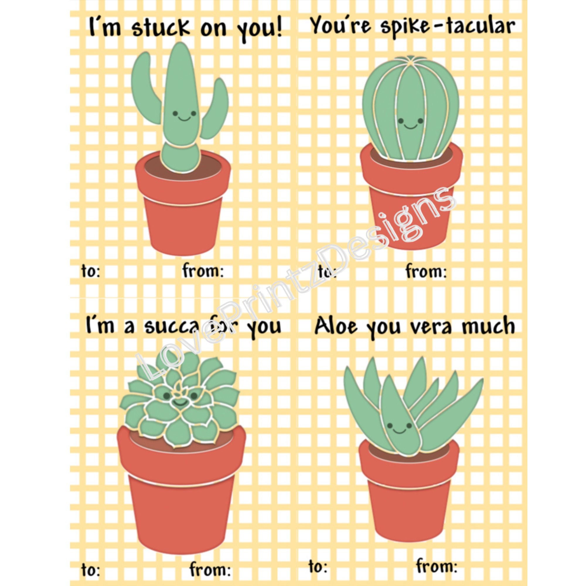 Instant Download Valentine Cards - Etsy