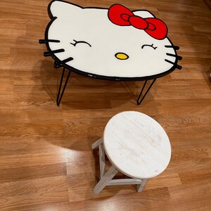 Hello Kitty Epoxy Table - Etsy