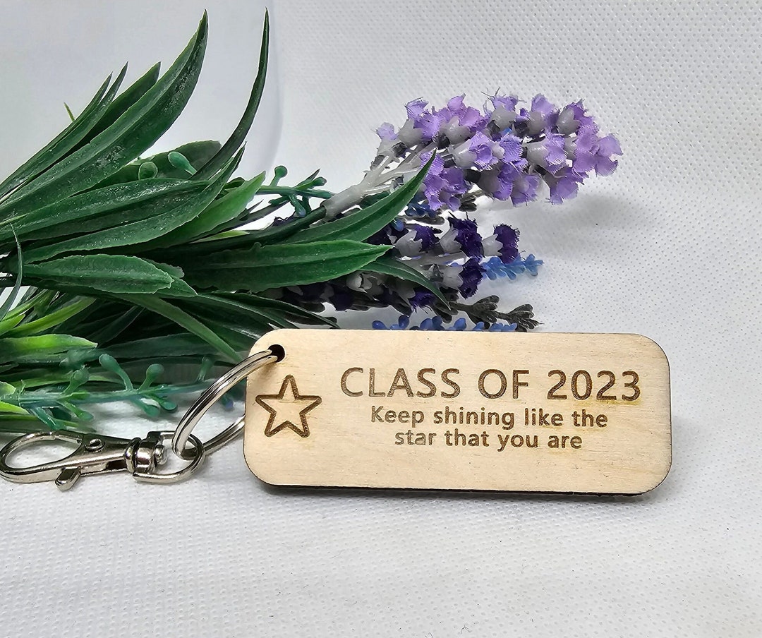 Class of 2025 Keyring End of Year Class Gift Gift for Student Wooden ...