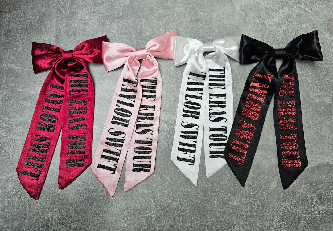 Taylor Swift Eras Tour Large Hair Bow Hair Clip Swiftie Concert Fan ...