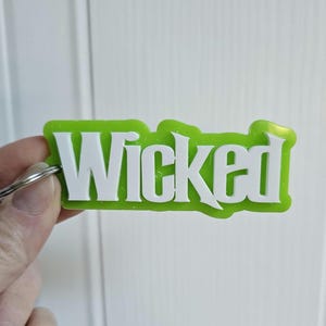 Personalised Wicked Keyring - Etsy UK