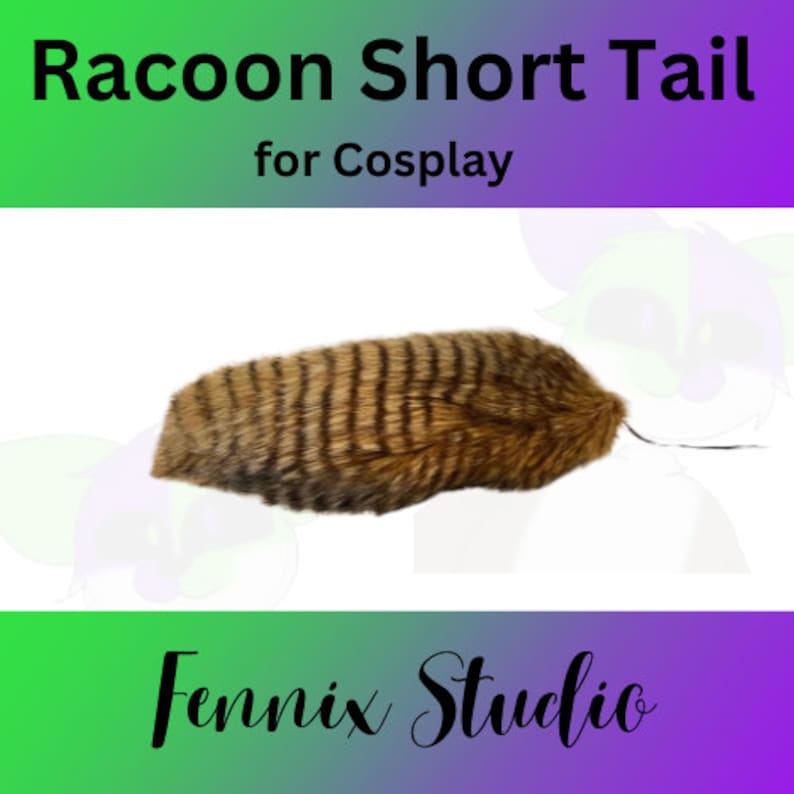 Raccoon Tail for Cosplay- Medium Quality - Etsy