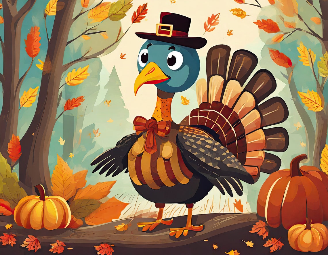 Cute Thanksgiving Turkey - Etsy