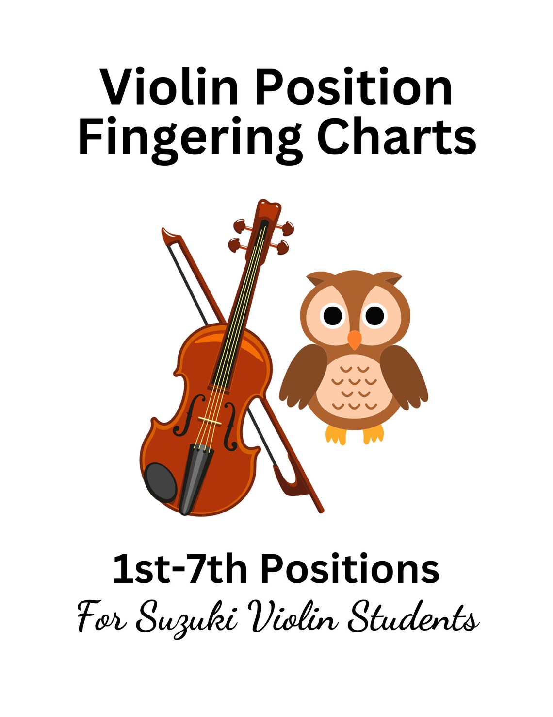 Violin Position Charts for Violin Students | Beginner - Advanced ...