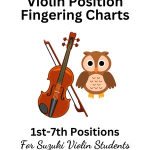 Violin Position Charts for Violin Students | Beginner - Advanced ...